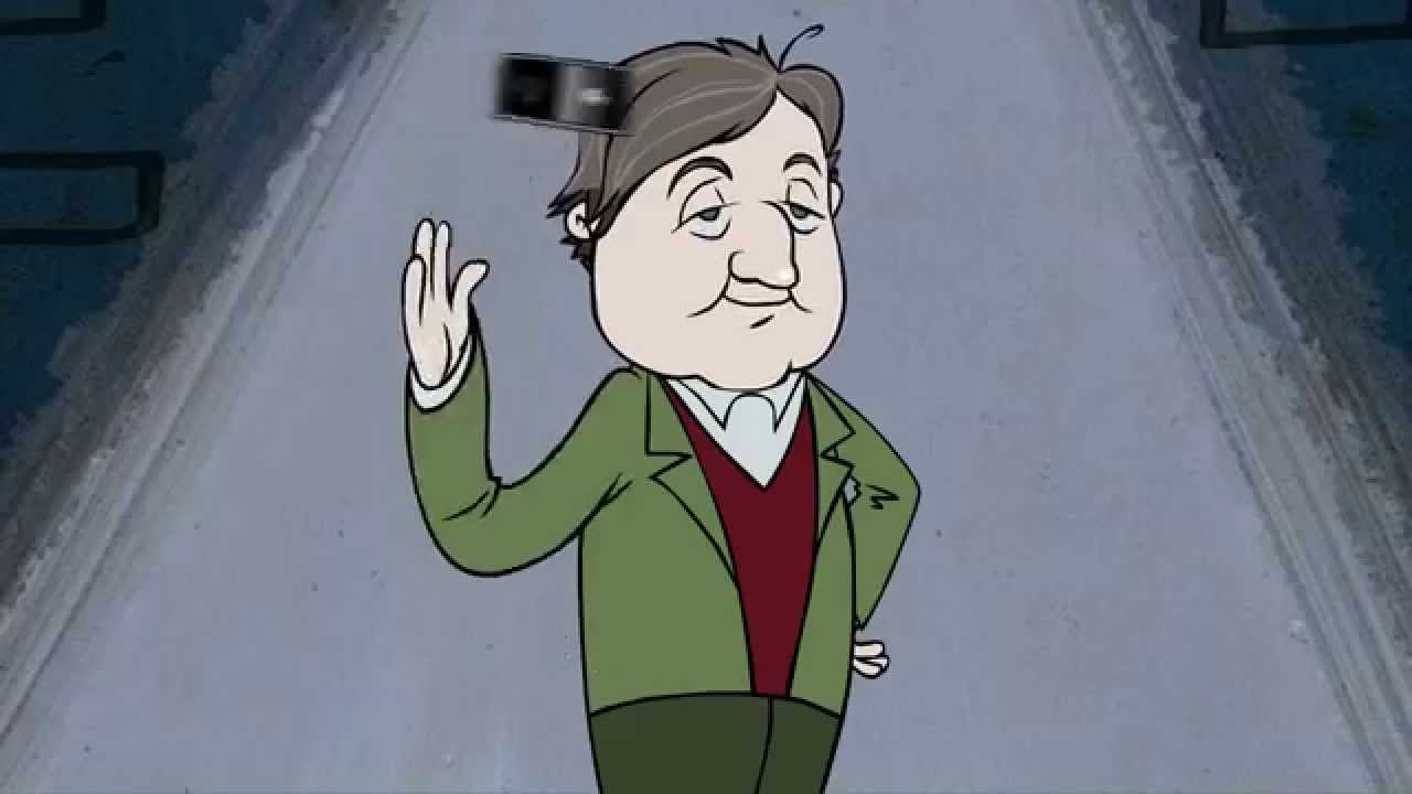 Stephen Fry : animated music video : MrWeebl – Weebls Stuff